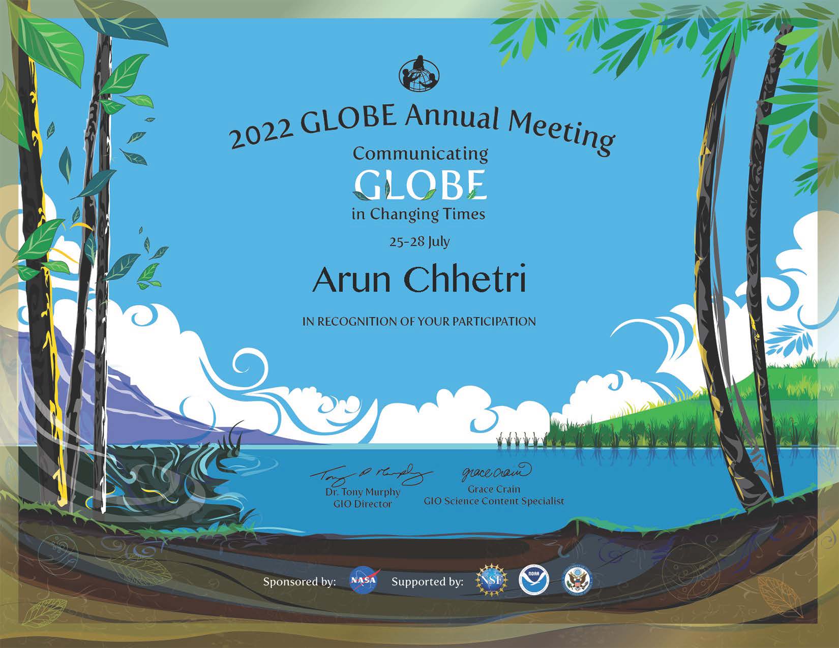 Arun Kumar Chhetri - Arun Kumar Chhetri - GLOBE.gov